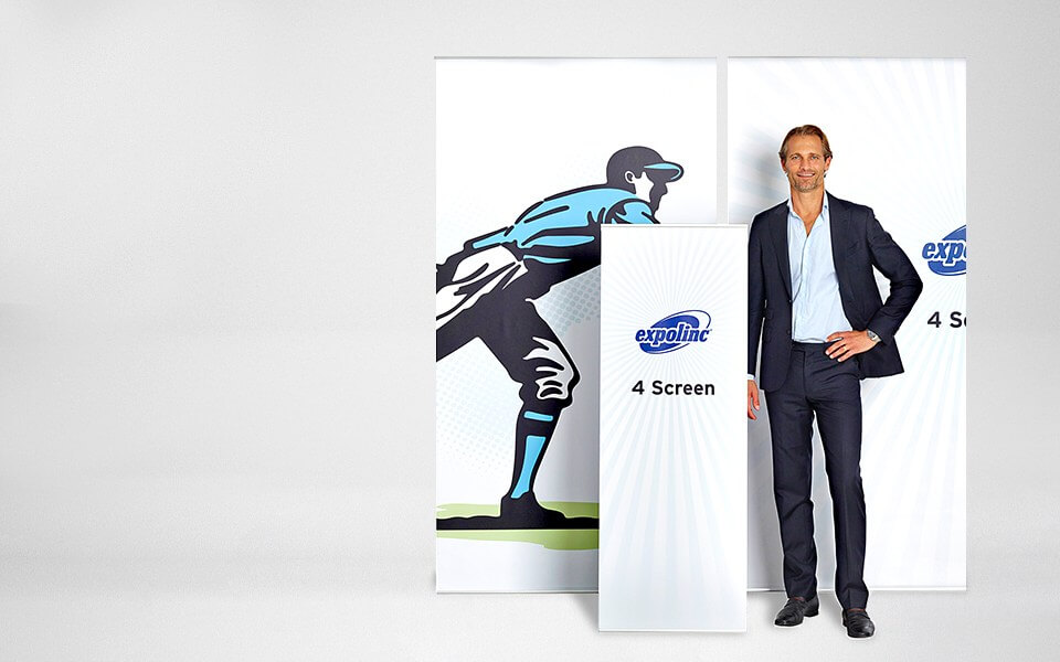 Expolinc 4 Screen Classic mit Wunschmotiv | Digitaldruck-Fabrik